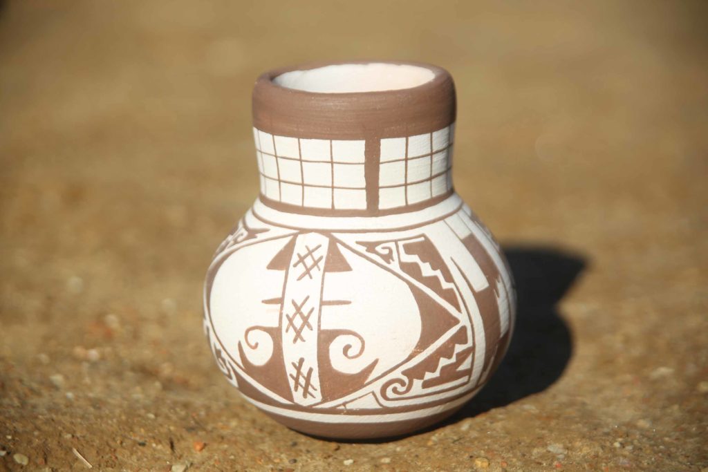Great Ancient Olla Pottery Textile Design 2018 - First Nations Music